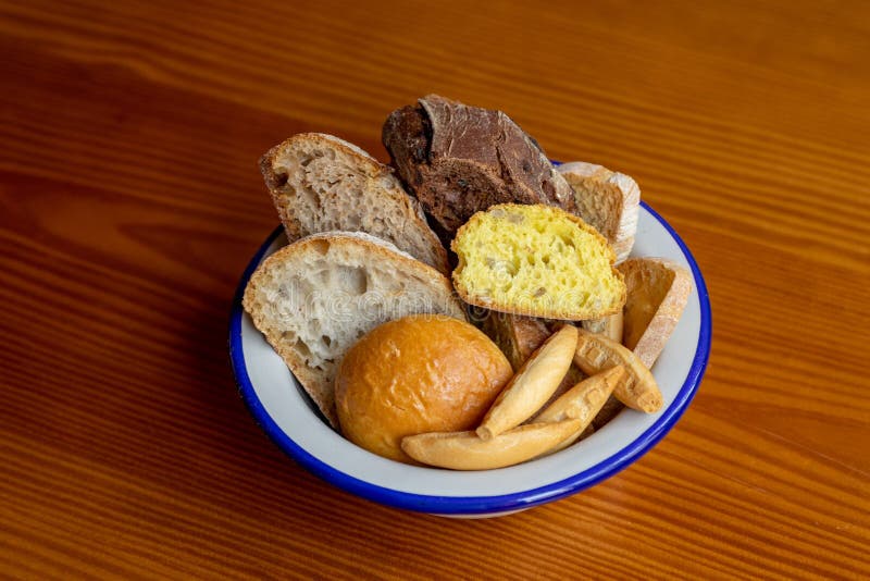 Loaf Including Grain Bread, Sliced Bread on a Bowl Stock Photo - Image ...