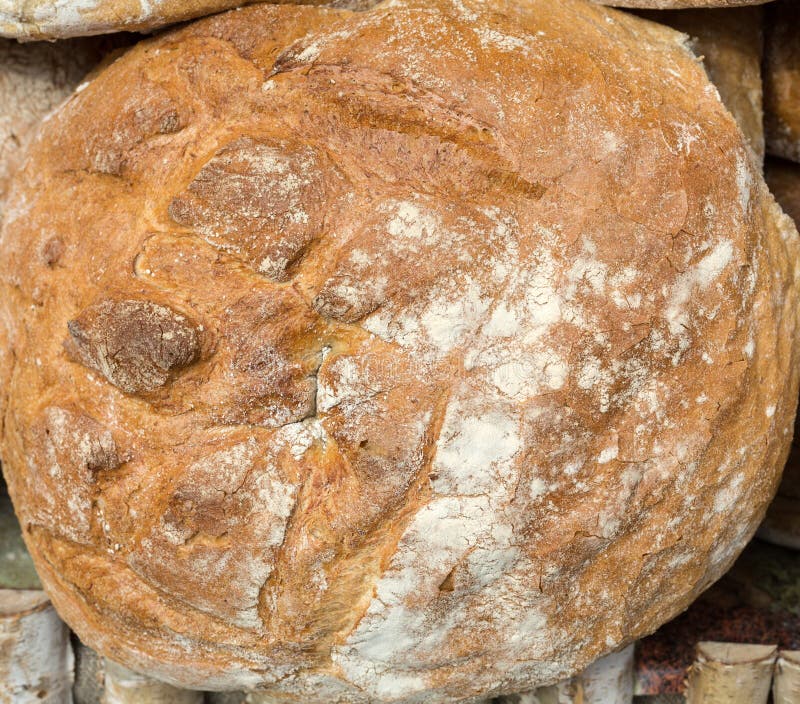 The loaf of rustic bread stock photo. Image of bread - 54988122