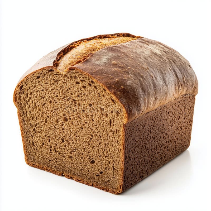 Rustic Rye Bread Loaf Showcasing Its Detailed Texture, Perfect for ...