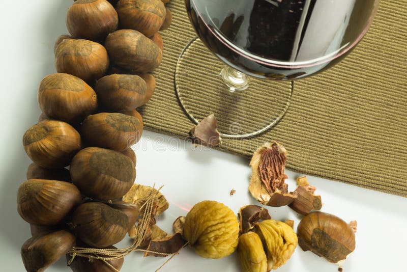 Loaf of steamed chestnuts stock image. Image of taste - 84850011