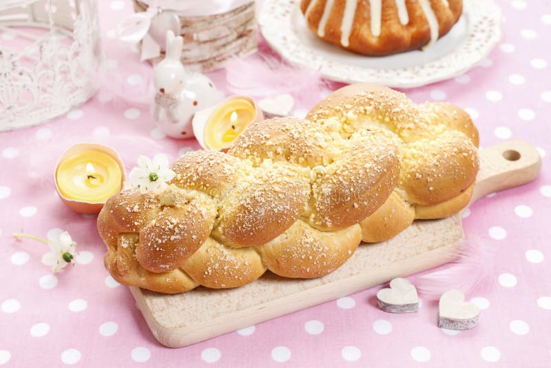 Loaf of sweet bread stock image. Image of challah, european - 40334391