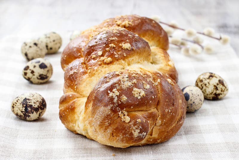 Loaf of sweet bread stock photo. Image of european, cookbook - 40335040