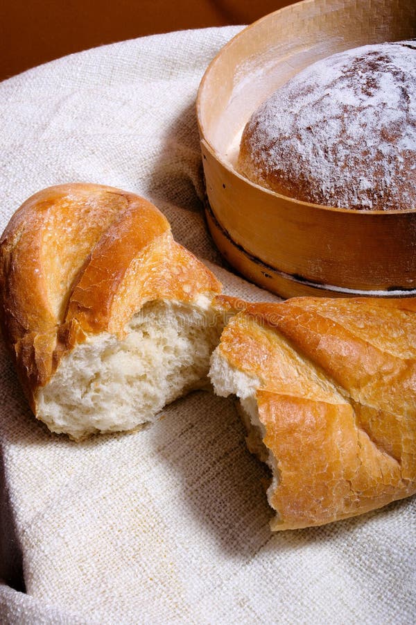 Loaf on the table stock image. Image of healthy, specialty - 26073609