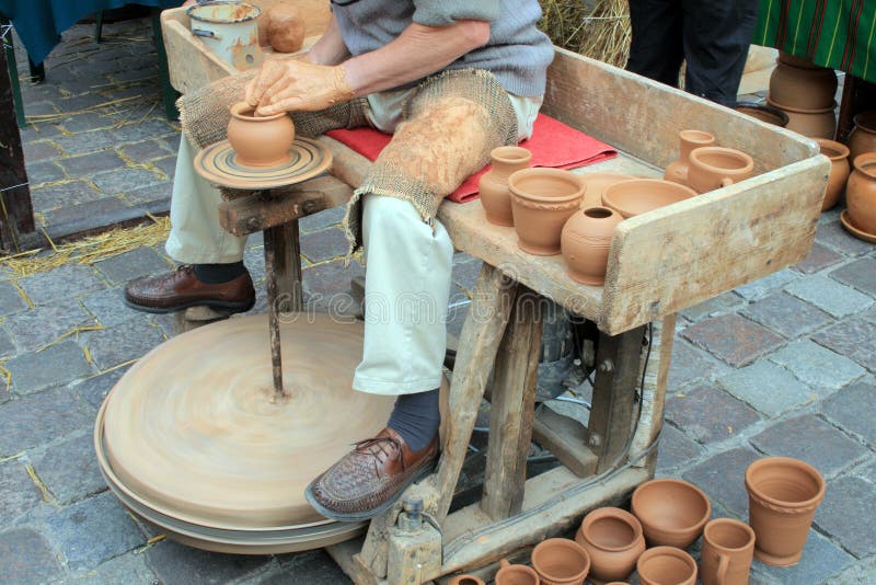 Medieval Pottery Maker editorial photo. Image of traditional - 9209431