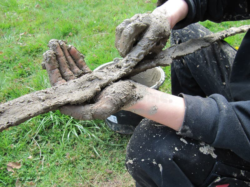 Loam Rendering As Building Material Stock Image - Image of rendering ...