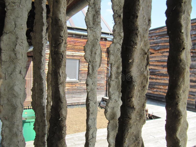 Loam Rendering As Building Material Stock Image - Image of clay ...