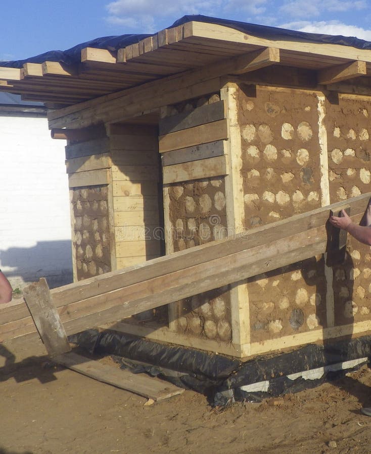 Loam Rendering As Building Material Stock Image - Image of house ...