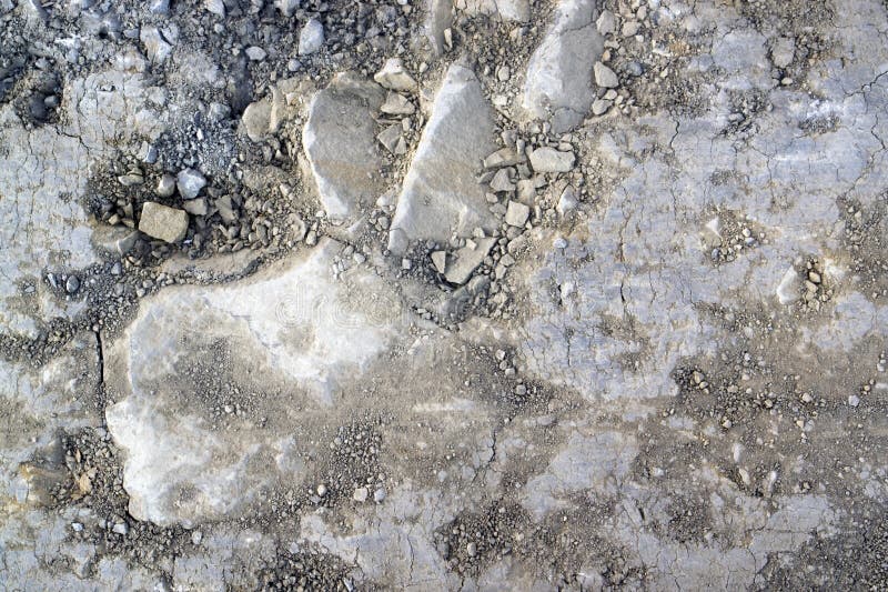 Loamy ground and pebbles stock photo. Image of multicolored - 35098418