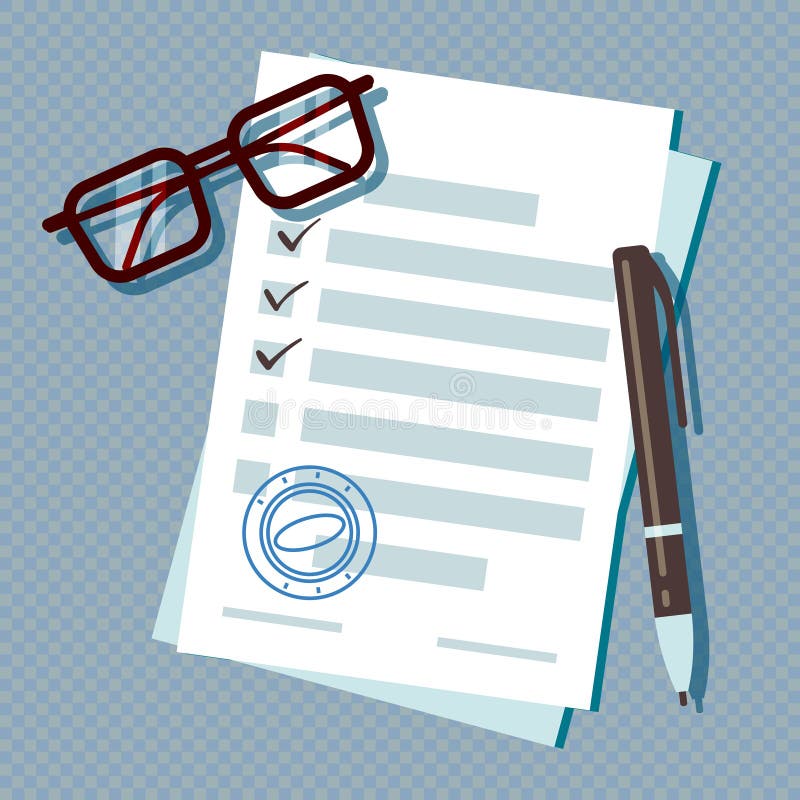 Loan Application Form Document Isolated on Transparent Background Stock ...