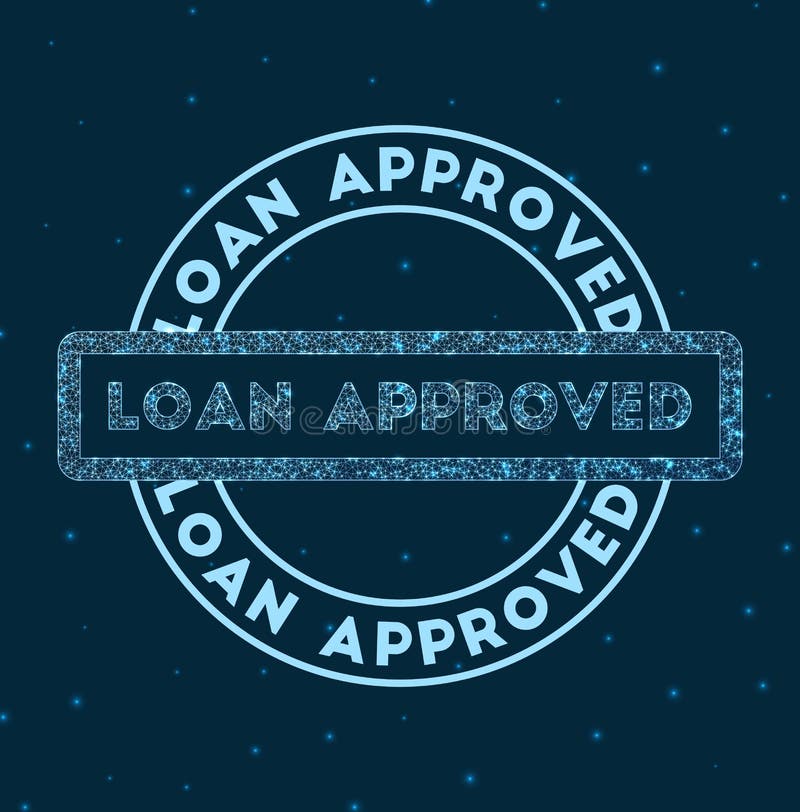 Loan approved. stock vector. Illustration of credit - 187526211