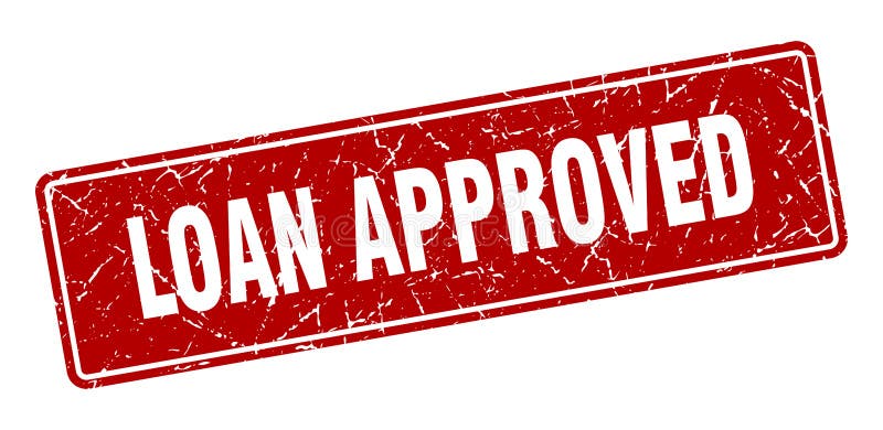 Loan approved stamp stock vector. Illustration of grey - 153379832