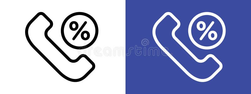 Loan Call Icon Logo Set Vector Stock Vector - Illustration of bank ...