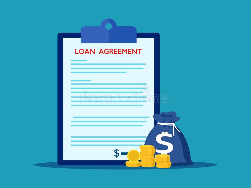 Loan Contract or Financial Support. Make Agreements on Loan Agreements ...