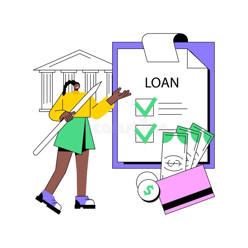 Loan Disbursement Abstract Concept Vector Illustration. Stock Vector ...