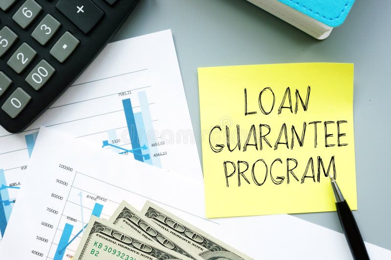 Loan Guarantee Program is Shown Using the Text Stock Image - Image of ...