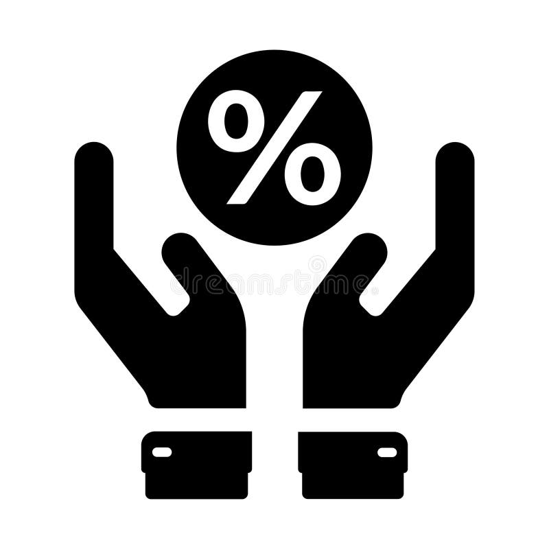 Loan Interest Rate Offer Icon Stock Illustration - Illustration of ...