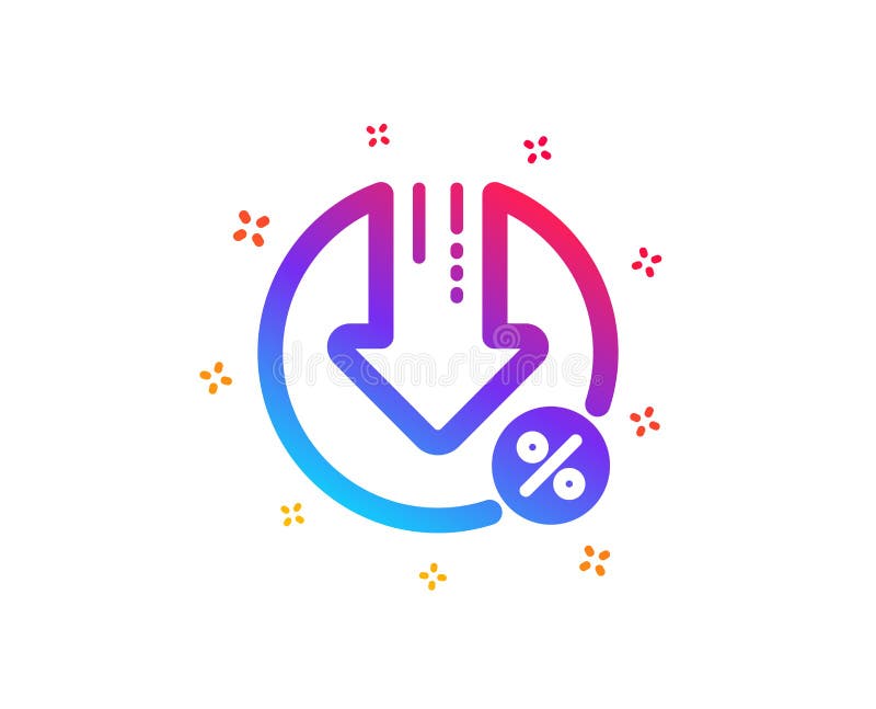 Decrease Percentage Icon Stock Illustrations – 1,518 Decrease Percentage Icon Stock ...