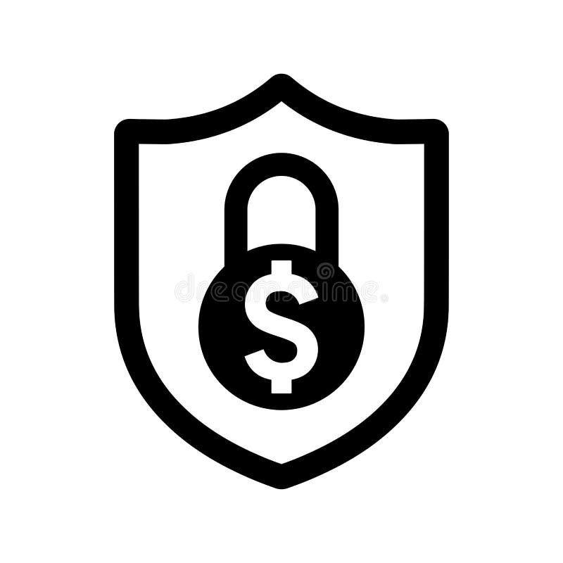 Loan, Safe, Security Icon. Gray Vector Graphics Stock Vector ...