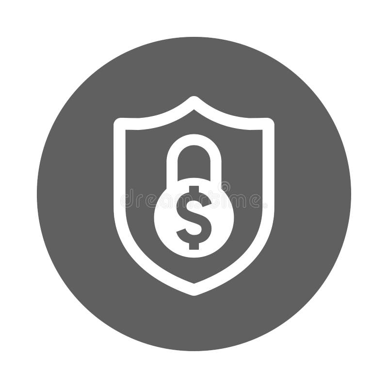 Loan, Safe, Security Icon. Gray Vector Graphics Stock Vector ...