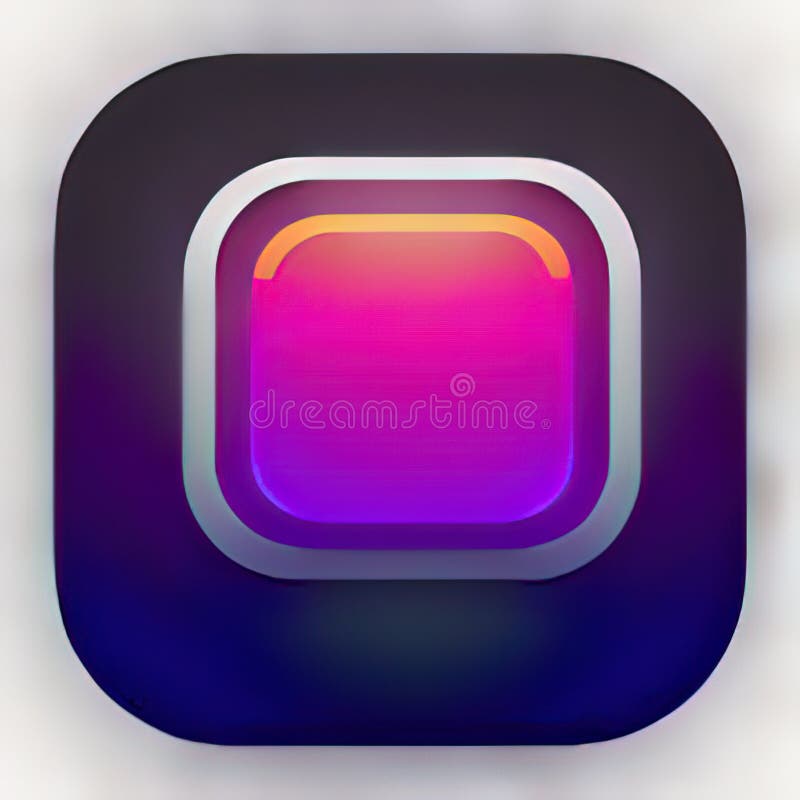 Loan Software App Icon. Generative AI. Stock Image - Image of button ...