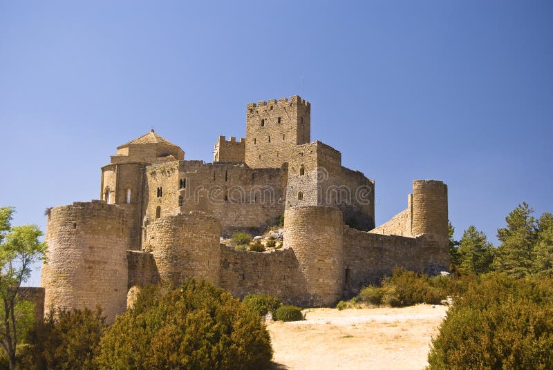 Loarre Castle stock photo. Image of loarre, history, fortress - 26961294