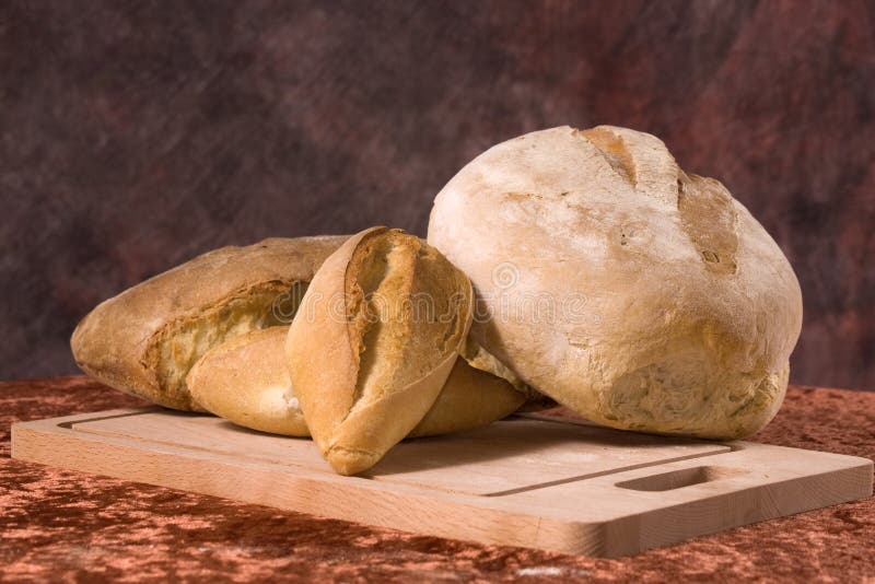 Loaves of bread stock photo. Image of brown, background - 16078144