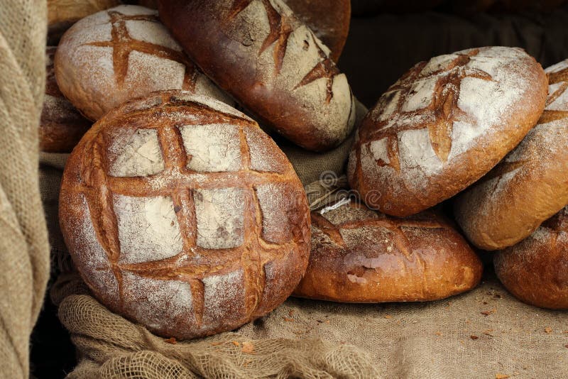 Loaf of bread stock photo. Image of gluten, front, crust - 42400812