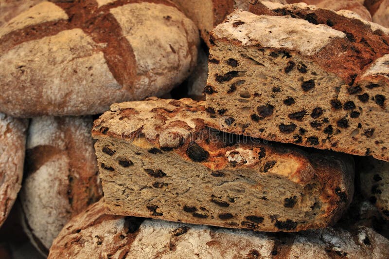 Loaves of Rustic Bread stock photo. Image of country - 13711936