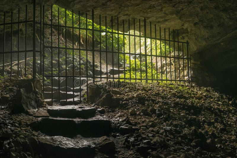 Lobby of the cave stock image. Image of beit, liptovsky - 104458125