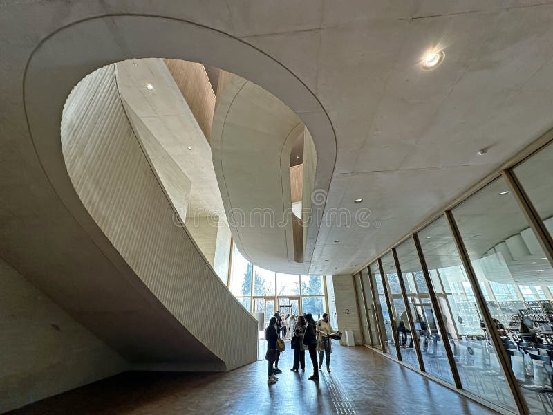 Lobby at the National Library of Israel Editorial Stock Image - Image ...