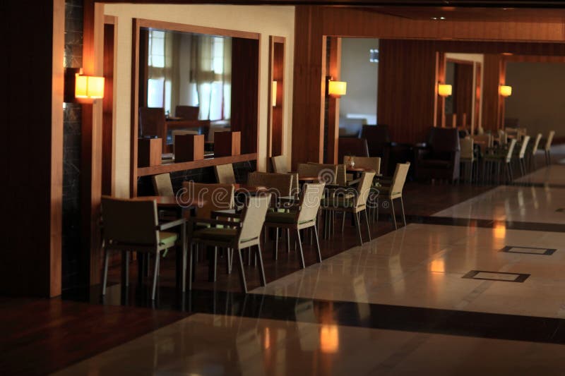 Lobby at night stock photo. Image of empty, interior - 46335118