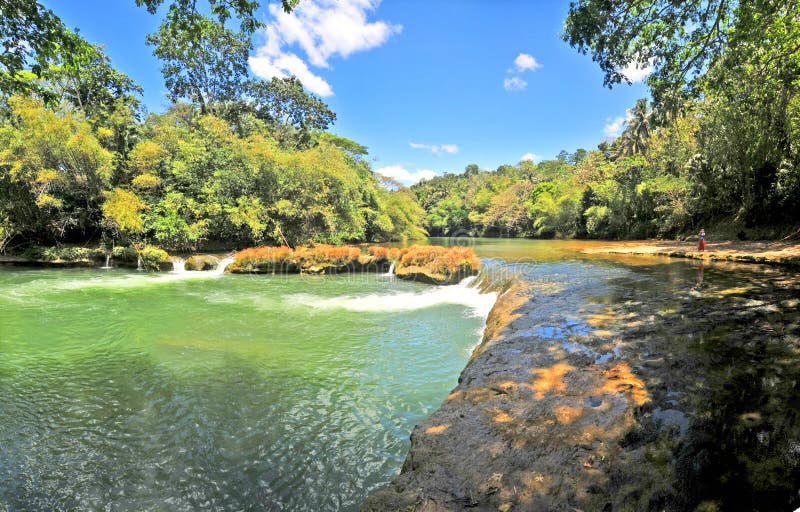 The Loboc River - in the Bohol Province of the Philippines. Stock Photo ...