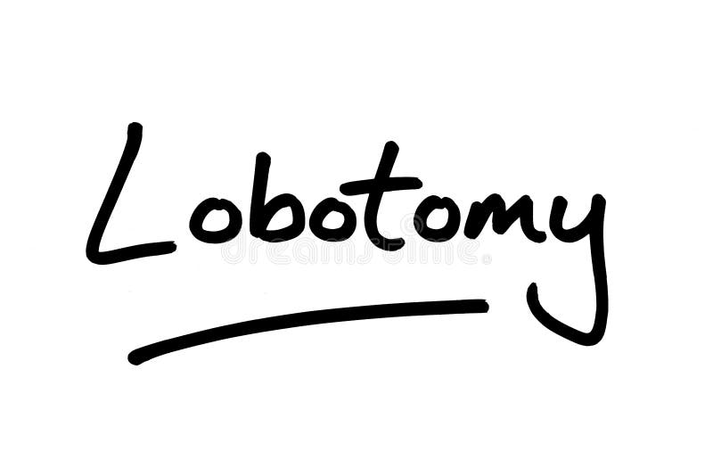 Term Lobotomy Stock Illustrations – 2 Term Lobotomy Stock Illustrations ...