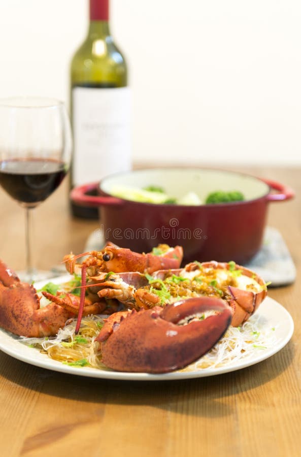 Lobster dishes prepared stock photo. Image of lobster - 68092930