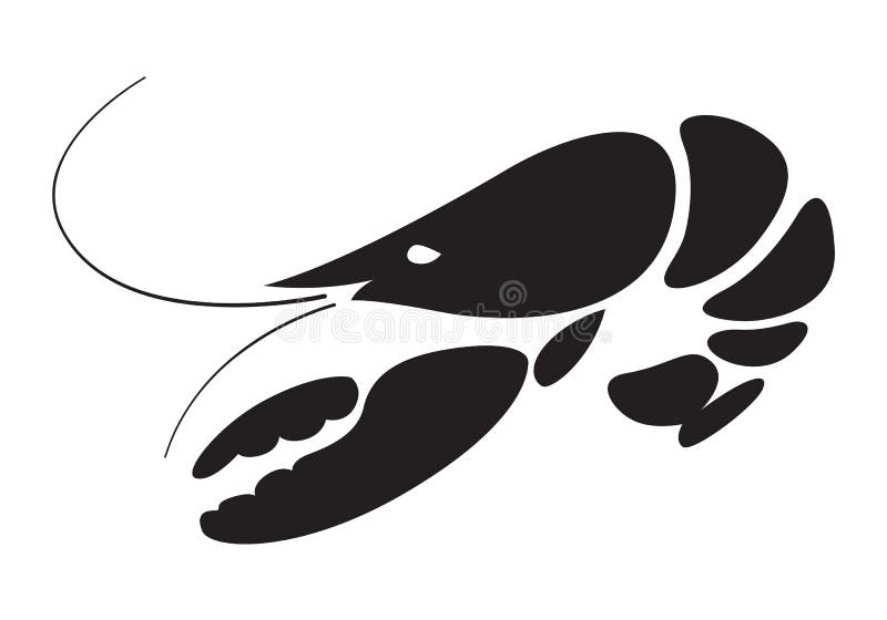 Red Lobster Icon on White Background. Vector Stock Vector ...