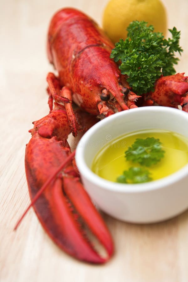 Lobster & Lemon - Shallow Dof Stock Photo - Image of food, dinner: 4077986