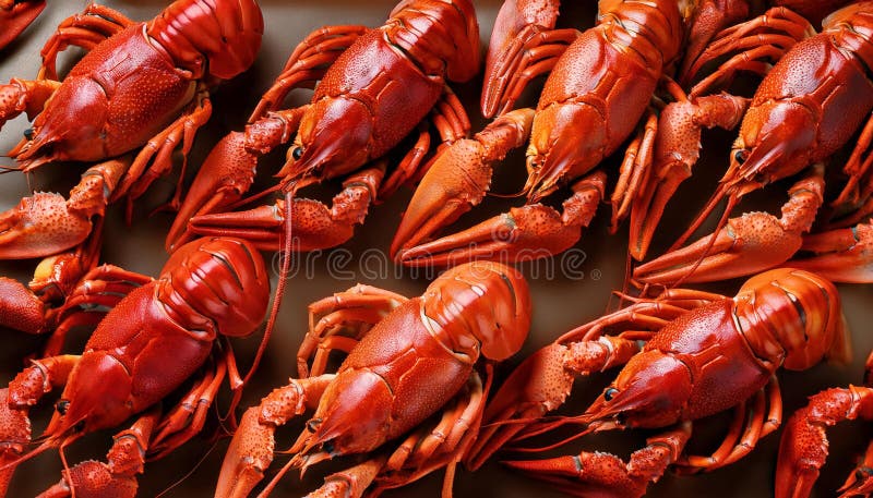 Lobster Pattern - Food Pattern - Generated by Ai. Stock Illustration ...