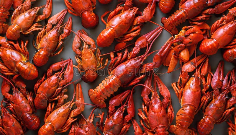 Lobster Pattern - Food Pattern - Generated by Ai. Stock Illustration ...