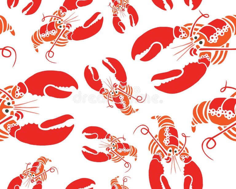 Lobster Wallpaper Stock Illustrations – 1,922 Lobster Wallpaper Stock ...