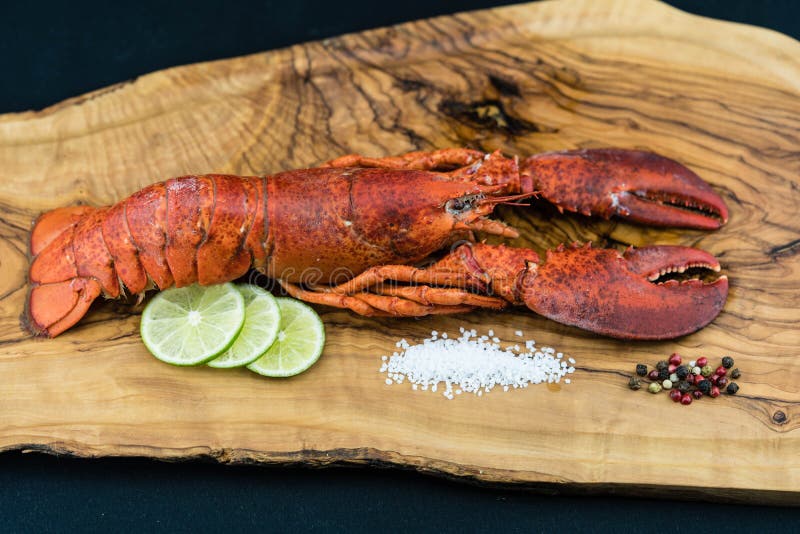 Fresh red lobster stock image. Image of prawn, onions - 233236805