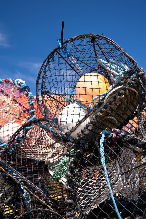 Lobster trap stock photo. Image of ropes, sweden, industry - 33908140
