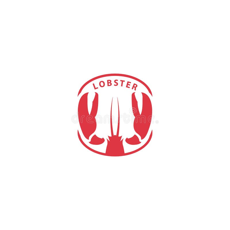 Lobster. Vector Logo Icon Template Stock Vector - Illustration of star ...