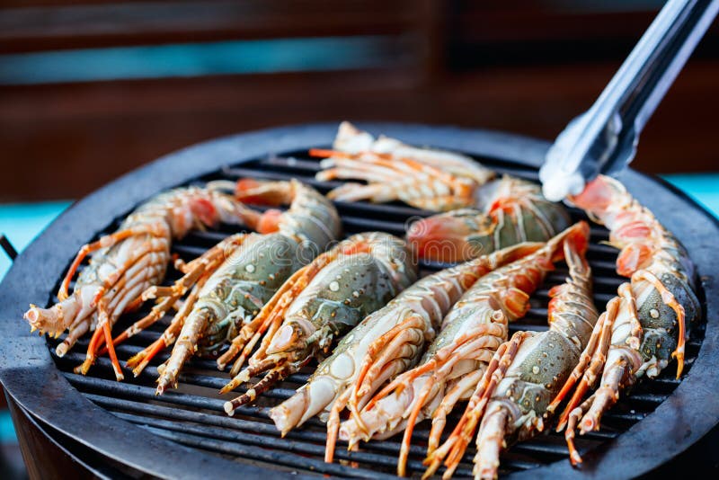 Lobsters and crayfish stock image. Image of tail, cooked - 100025645