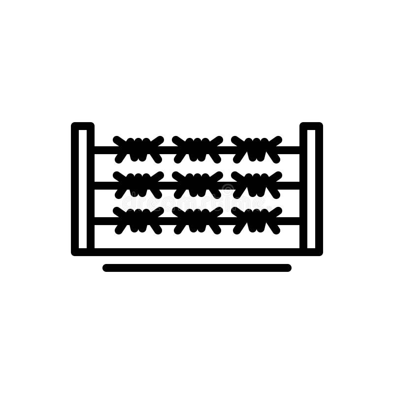 Black Line Icon for Loc, Border and Country Stock Vector - Illustration ...