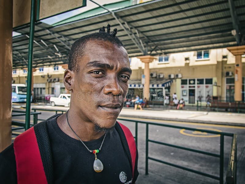 A Local Aboriginal Man - Creole Editorial Image - Image of hairdo ...