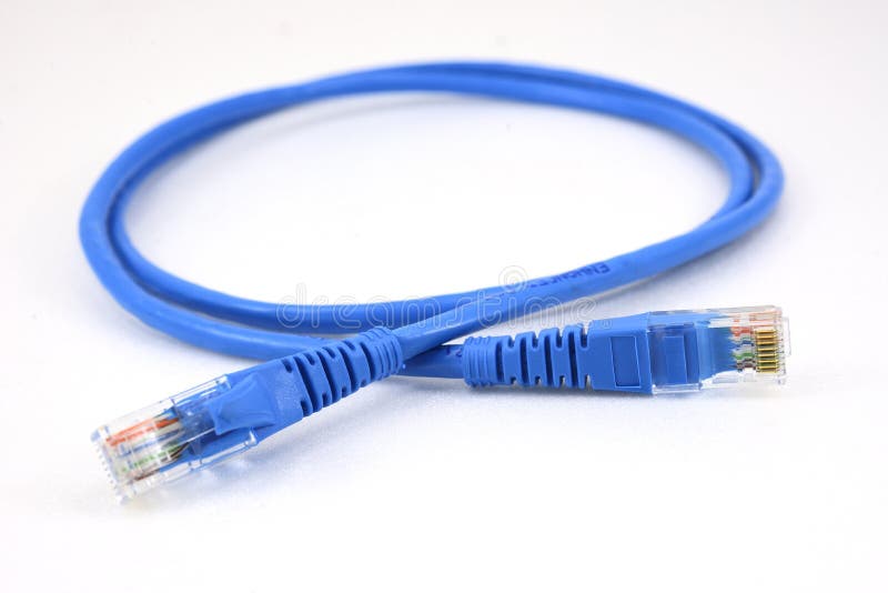 The Local Area Network Head and Line Connect Stock Photo - Image of ...