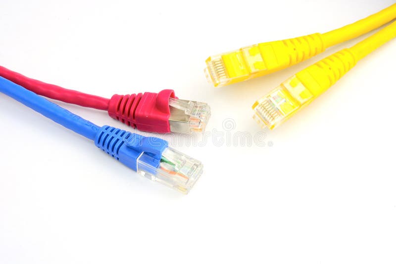 The Local Area Network Line Stock Image - Image of color, computer ...