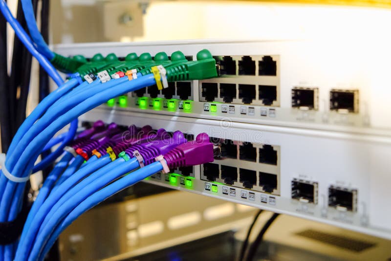 Local area network servers stock photo. Image of pattern - 229545270