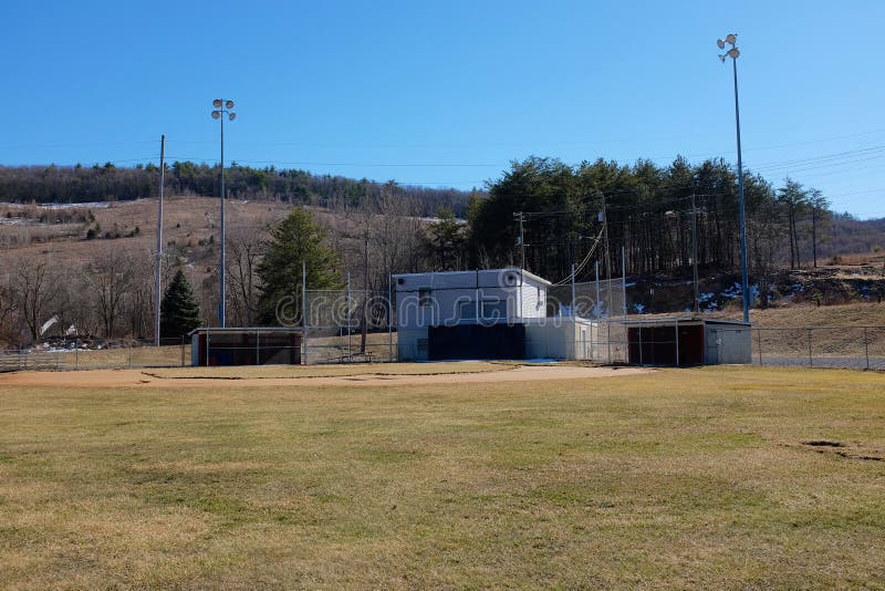 Local Baseball Field stock image. Image of green, outfield - 39078333