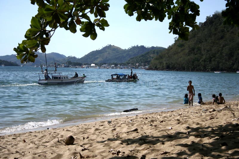 Local beach editorial photography. Image of swim, boat - 17616692